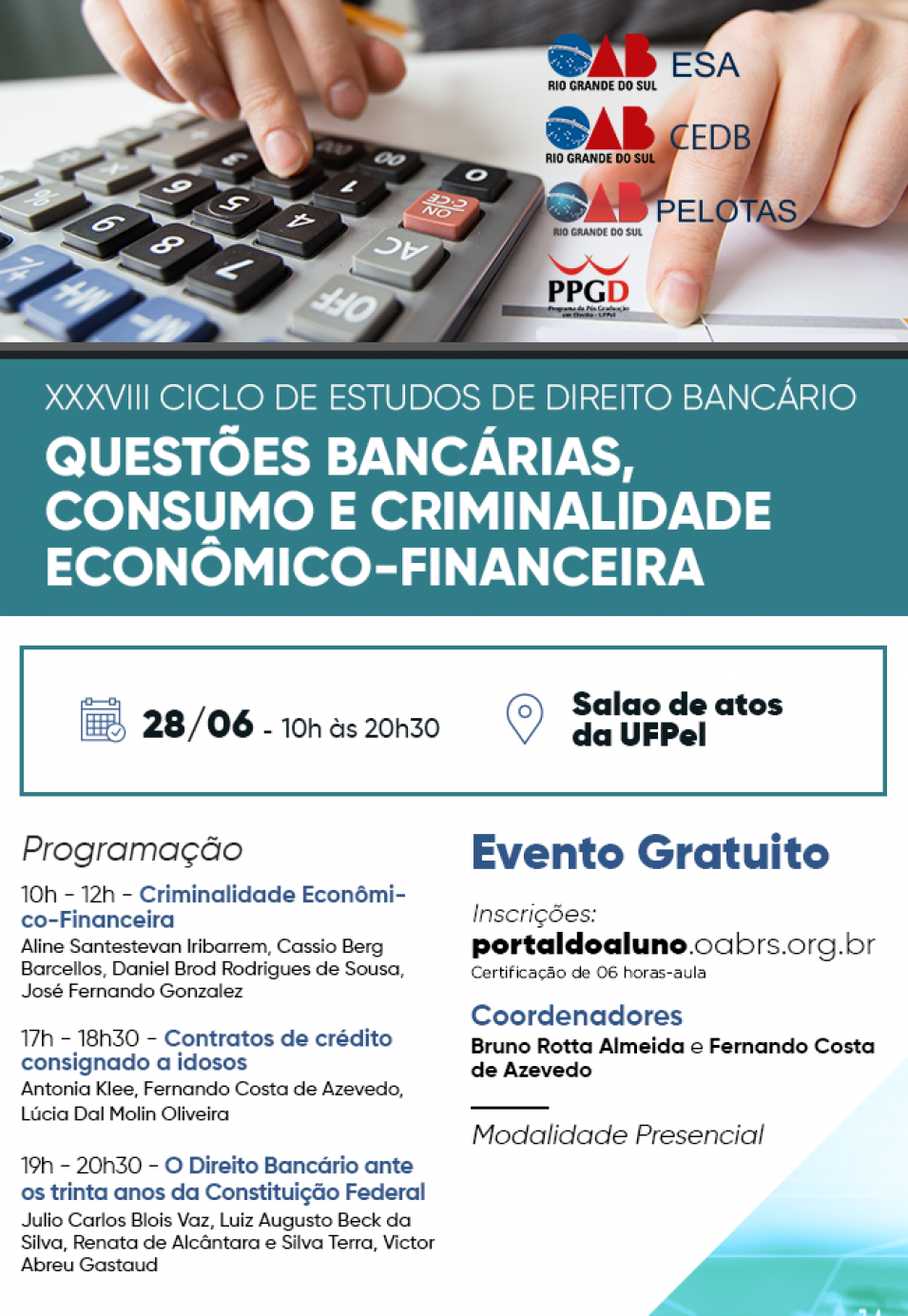OAB/RS - XXXVIII Ciclo de Estudos de Direito Bancário - Questões ...
